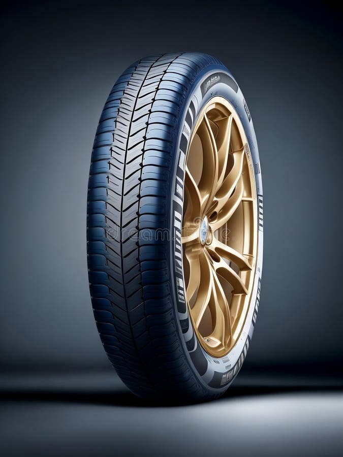 Wheel Created in a Brand New Shape Stock Illustration - Illustration of ...