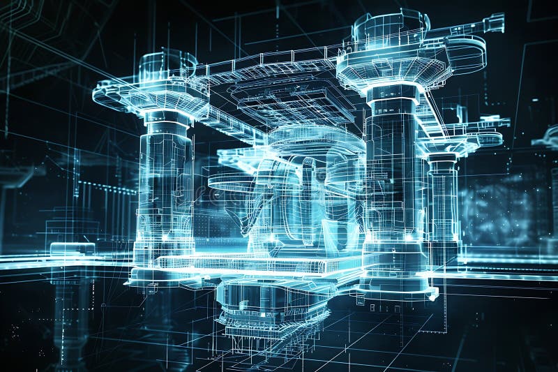 Artistic Building Design with Dynamic Lighting Effects Stock ...