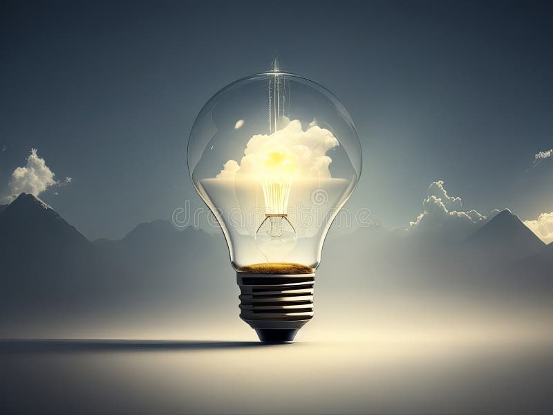 Discover Inspiring Idea Concept Images with Light Bulbs. Stock ...