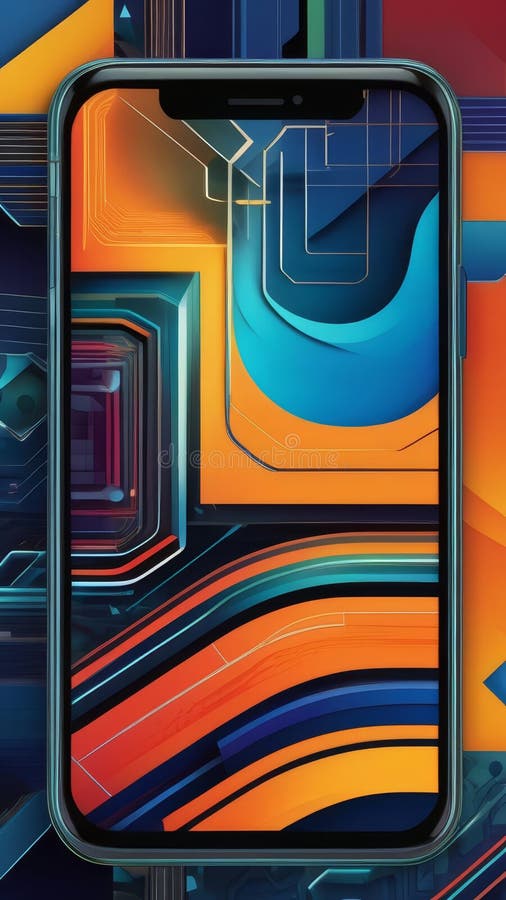 Modern Colorful Geometric Pattern Designs Stock Illustration ...