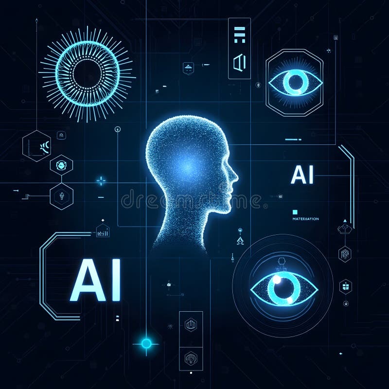 Unveiling AI Potential a Visual Journey Stock Illustration ...