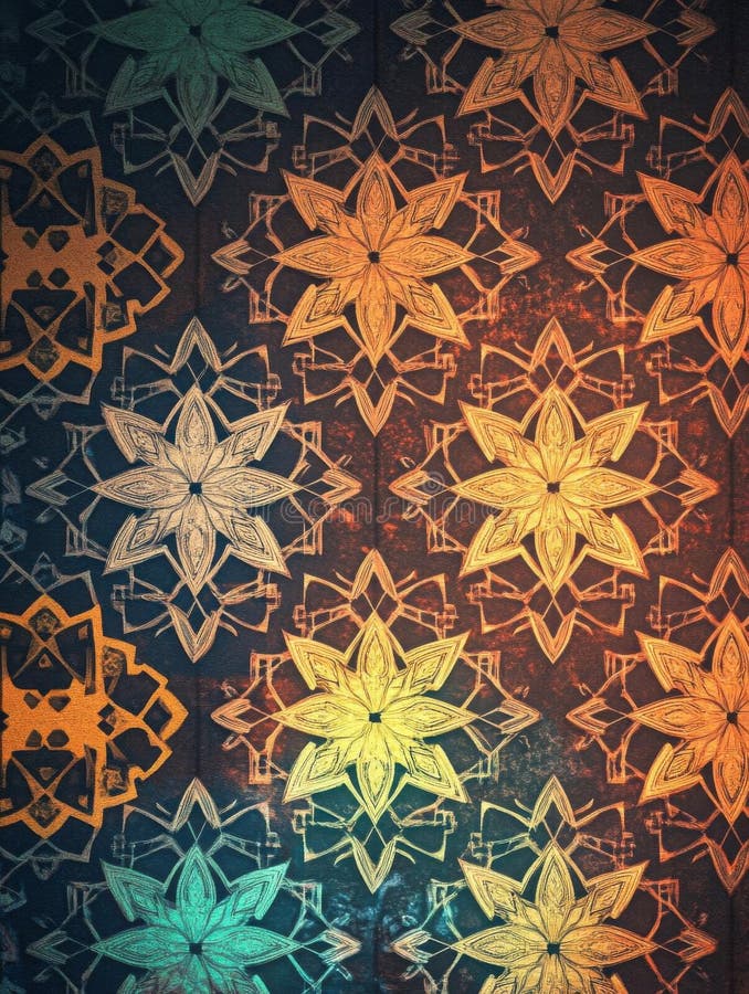 Discover Intricate Floral Designs, a Kaleidoscope of Patterns Stock ...