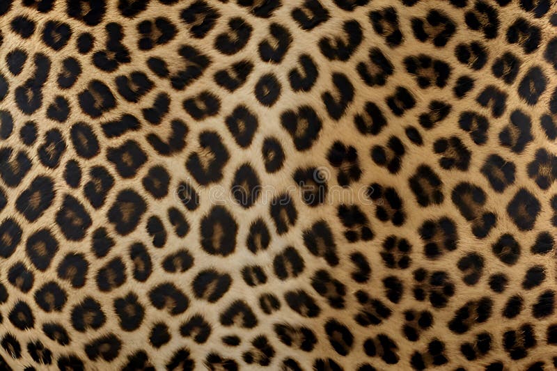 Cheetah Leather Skin Texture with Unique Spots and Natural Pattern ...