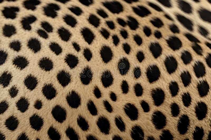 Cheetah Leather Skin Texture with Unique Spots and Natural Pattern ...
