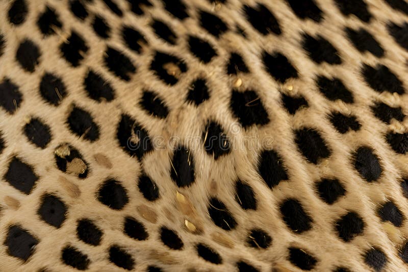 Cheetah Leather Skin Texture with Unique Spots and Natural Pattern ...