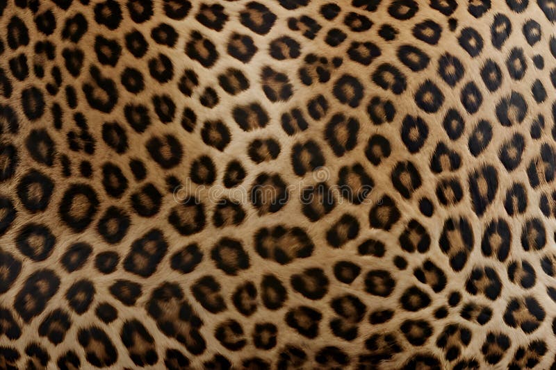 Cheetah Leather Skin Texture with Unique Spots and Natural Pattern ...