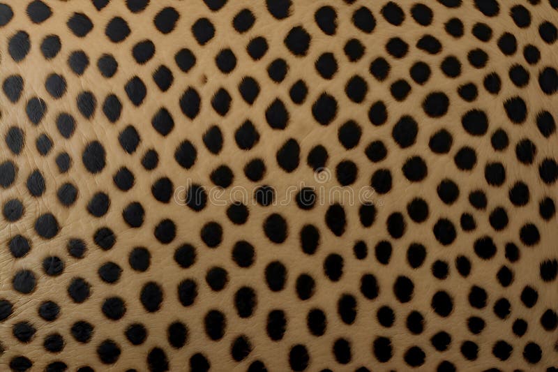 Cheetah Leather Skin Texture with Unique Spots and Natural Pattern ...