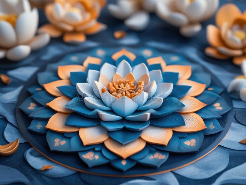 Discover an Intricate Mandala with a Heart-shaped Core, Symbolizing ...