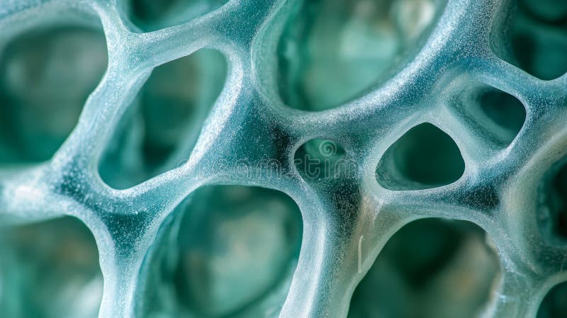 Close-Up of Cross-Linked Polyethylene Structure in Industrial ...