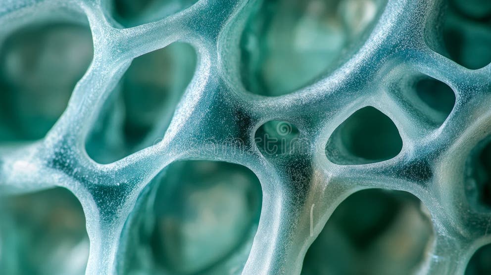 Close-Up of Cross-Linked Polyethylene Structure in Industrial ...