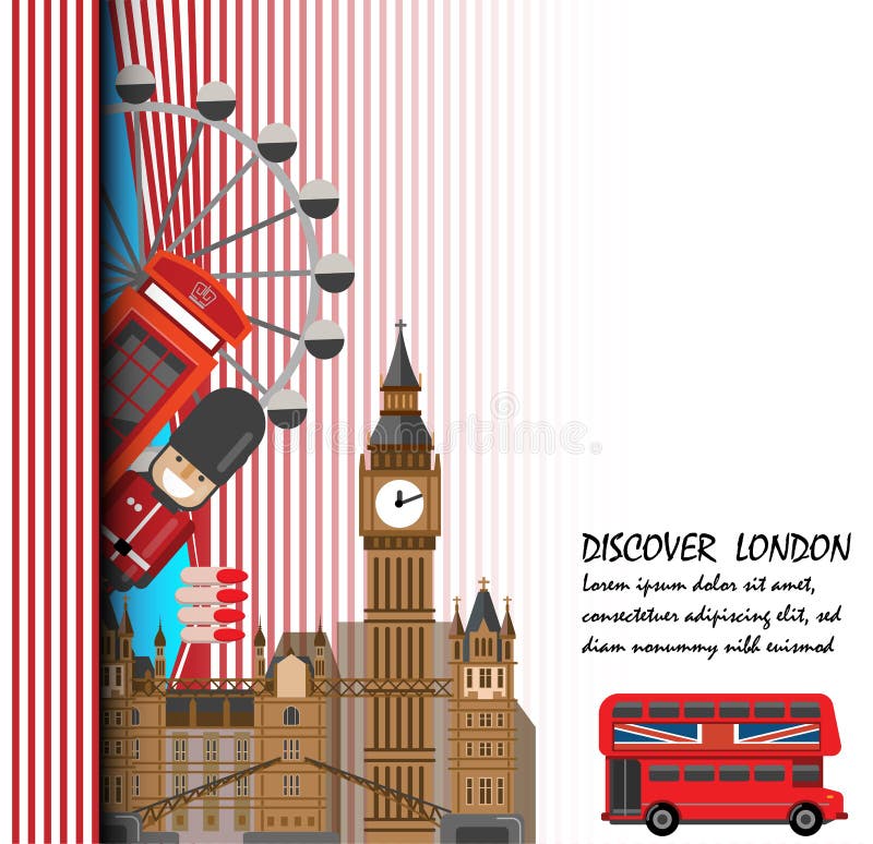 Discover London . Travel To London Presentation Template. Editorial ...