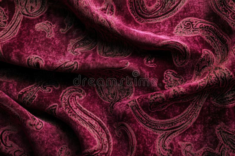Discover the Luxurious Texture and Elegant Design of Deep Crimson ...