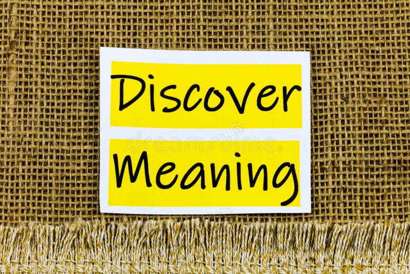 Discover Meaning Business Idea Philosophy Potential Purpose Life Stock ... Discover Meaning Business Idea Philosophy Potential Purpose Life Stock ...