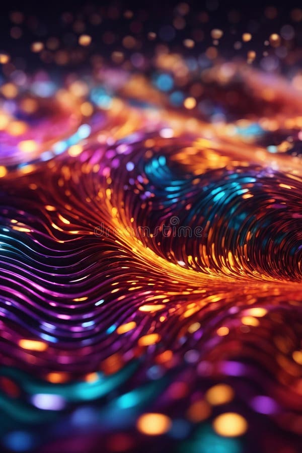 Discover the Mesmerizing Beauty of Quantum Interference Patterns. Stock ...