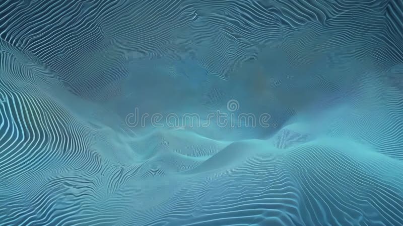 Discover Mesmerizing Wave Patterns in Tranquil Blue Tones Creating a ...