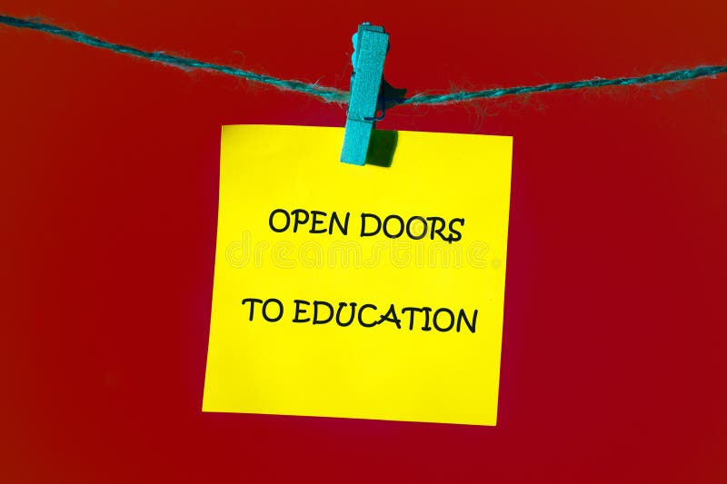 Discover the Message of Open Doors To Education that Inspires Learning ...