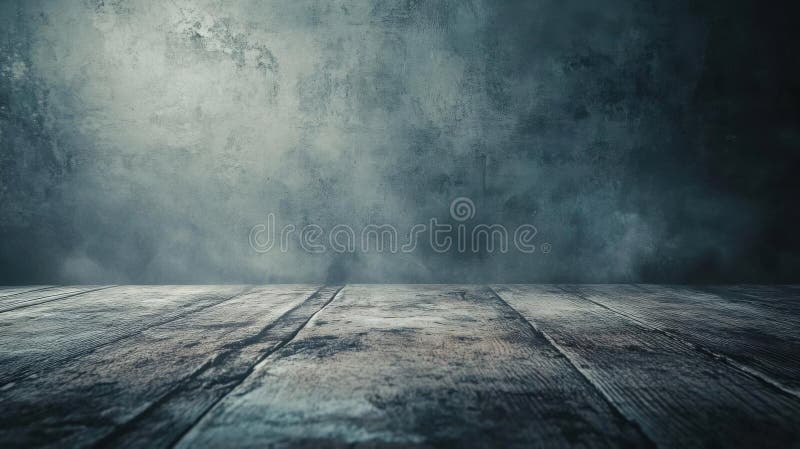 Discover Moody Wooden Surface Against Textured Wall Background Stock ...
