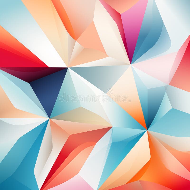 Seamless Minimalist Geometric Design with Polygonal Shapes, Ultra-High ...