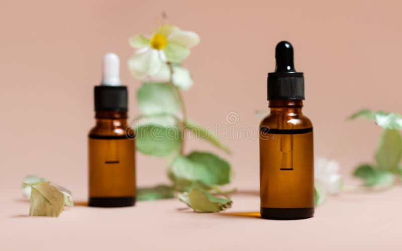 Essential Oil & Herbs: a Natural Path To Wellness Stock Photo - Image ...