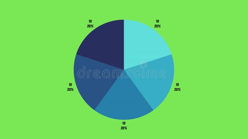 Pie Chart Infographic, Circle Section Graph. Wheel Round Diagram Part ...