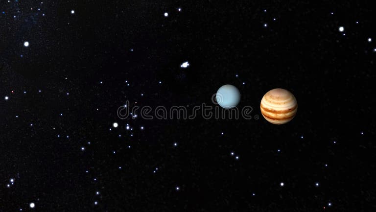 Infinity from the Sky. Space and Planets Stock Illustration ...