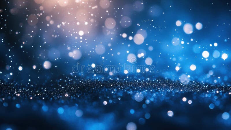 Discover Shimmering Blue Sparkle, a Magical Night Scene Stock ...