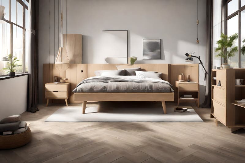 The Simplicity and Functionality of a Bedroom Featuring a Single Bed ...