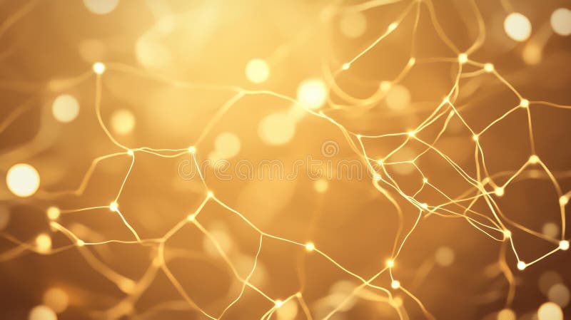 Discover a Sleek Abstract Design of Gold Threads, Illuminating Your ...