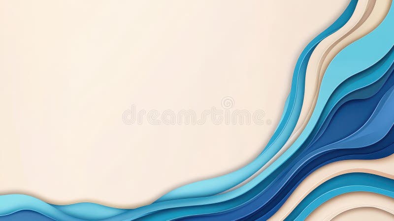 Discover a Stunning Abstract Background Featuring Fluid Blue Waves and ...