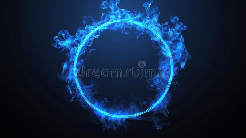 Discover a Stunning Blue Portal Effect with Dynamic Lightning Circles ...