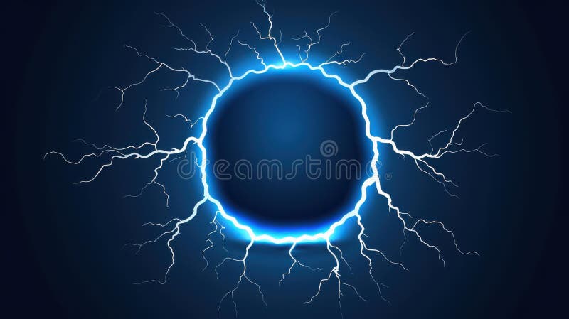 Discover a Stunning Blue Portal Effect with Dynamic Lightning Circles ...