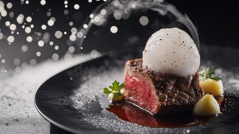 Molecular Cuisine Take on Fish and Chips with Crispy Potato Foam and a ...