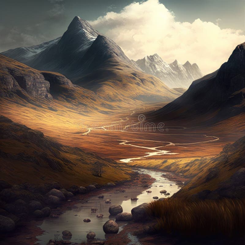 Explore Amazing Landscapes with Our High-quality AI-generated Abstract ...