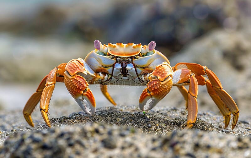 Discover the Swift Footed Crab -Generative Ai Stock Photo - Image of ...