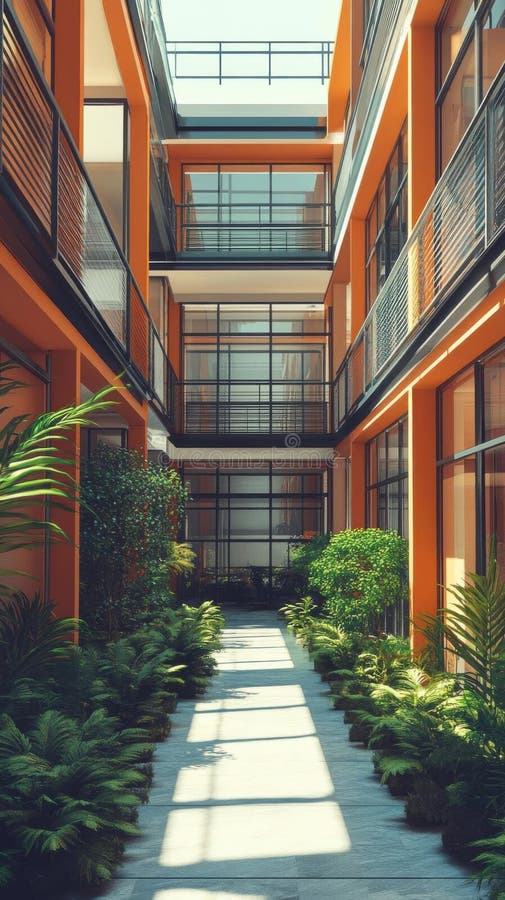 Discover Urban Oasis, Explore Architecture with Greenery and Serene ...