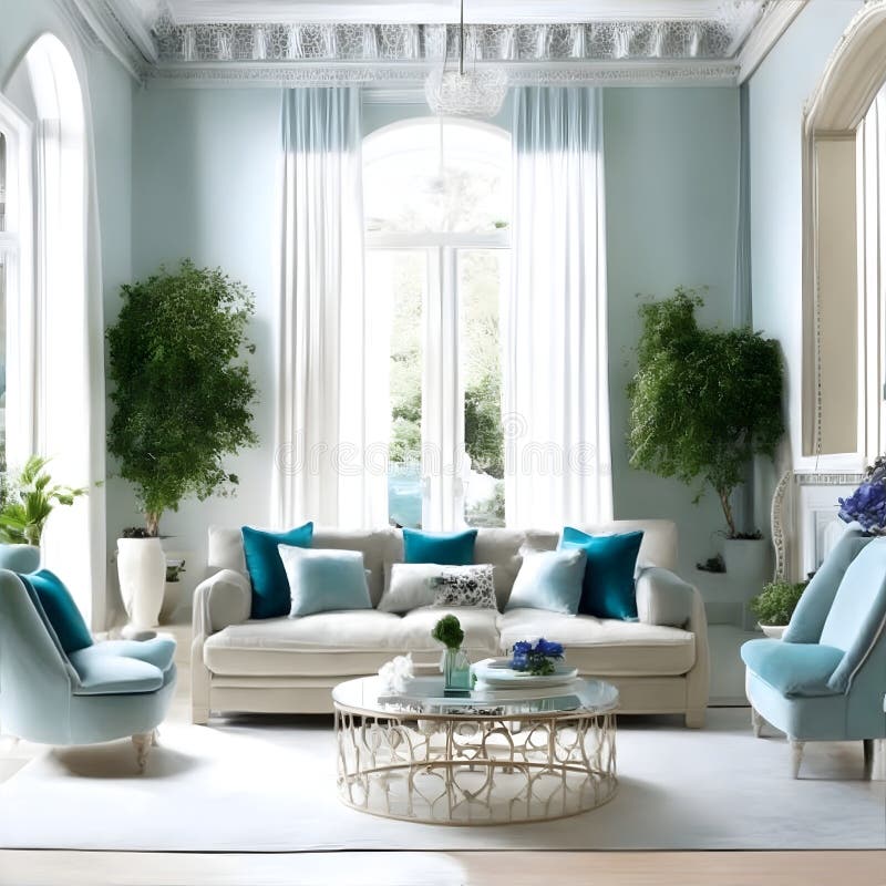 Discover the Comfort and Style of a Light Blue Sofa: Contemporary ...