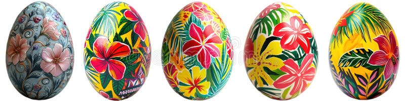 Discover the Vibrant Handpainted Tropical Easter Eggs for Your Festive ...
