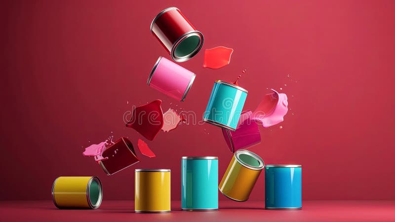 Discover the Vibrant Splash of Creativity in this Dynamic Scene of ...