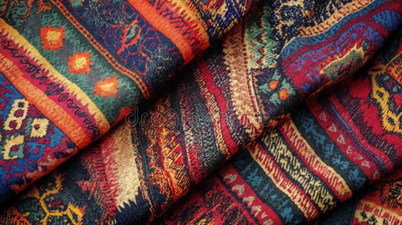Discover Vibrant Textiles Featuring Intricate Patterns Alongside Rich ...