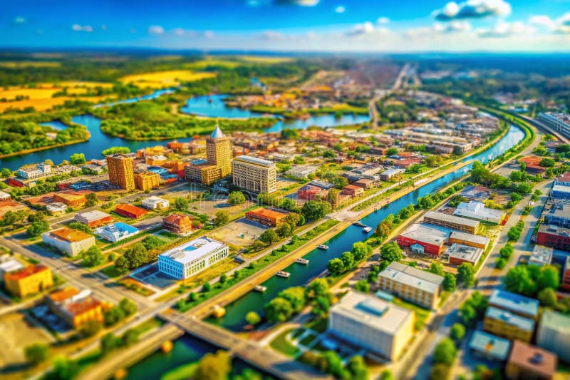 Comprehensive Aerial Map of Waco Texas Exploring the Citys Geography ...
