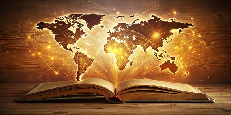 Discover the World through Time a Vintage Digital World Map Book for ...