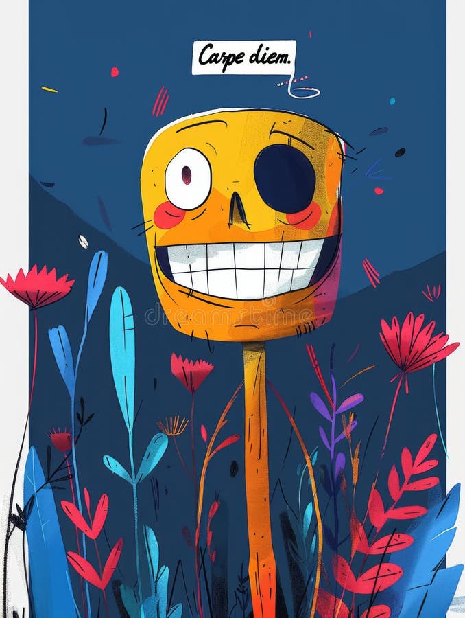 Discover Yourself: Modern Abstract Character Exploration Stock ...