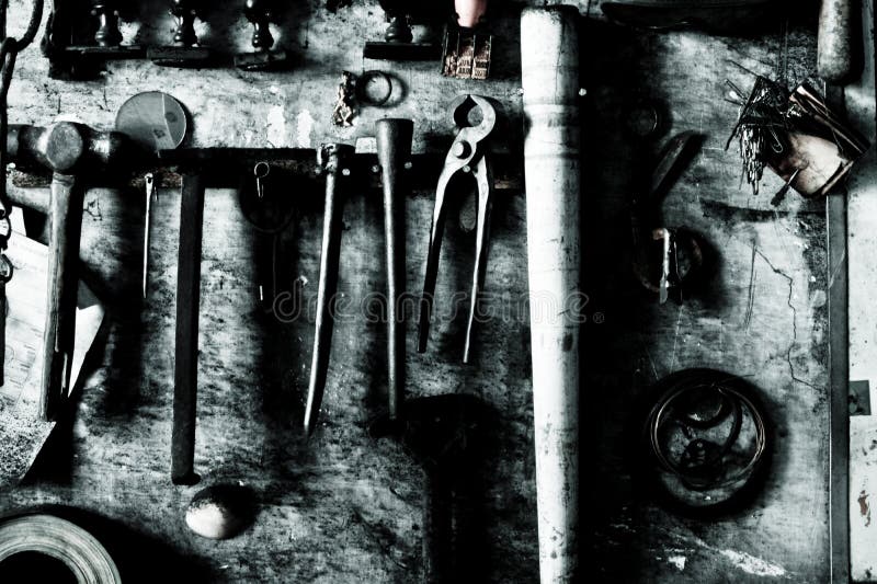 An Ancient Mechanical Workshop in the Heart of the Souk Stock Photo ...