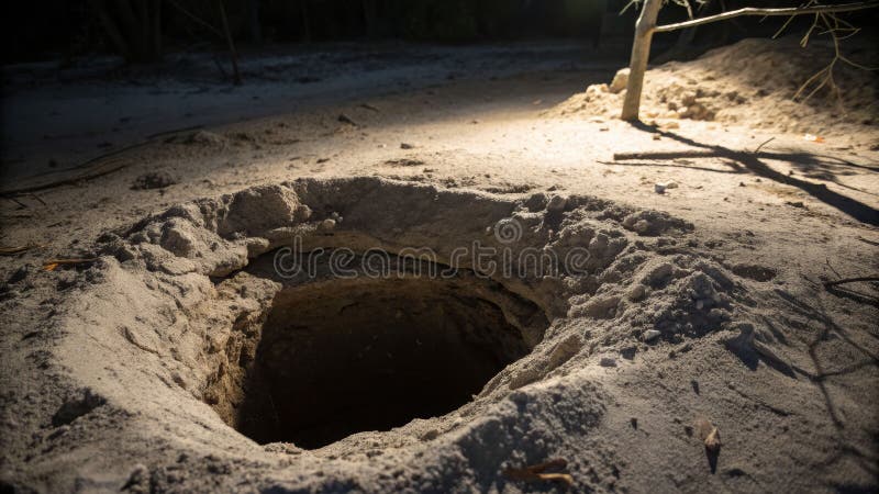 Discovering a Dark Hole in the Ground with Powdered Dust at a ...