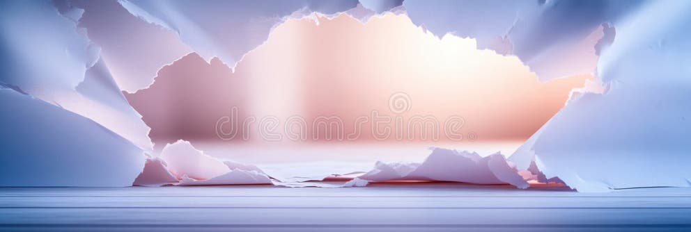 Discovering Depth through Unique Paper Tear Texture Creating an ...