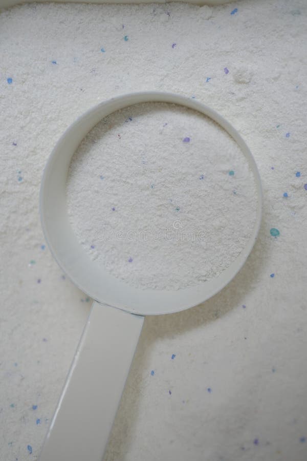 Discovering Fine Texture of Laundry Detergent Powder in Close-up View ...