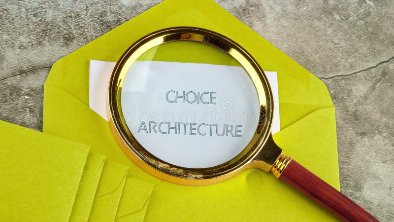 CHOICE ARCHITECTURE Text Animation, Explore the Role of Choice ...