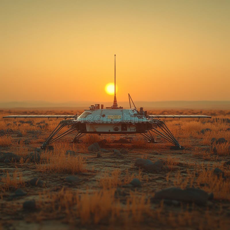 Discovering the Martian Surface at Sunset on Mars with a Lander ...