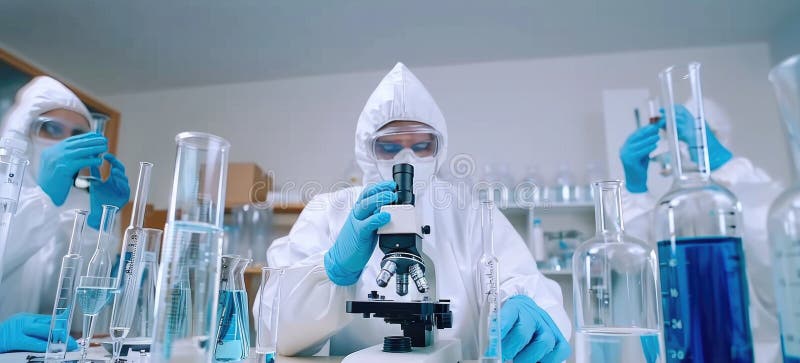 Discovering Microscopic Wonders Stock Photo - Image of observation ...