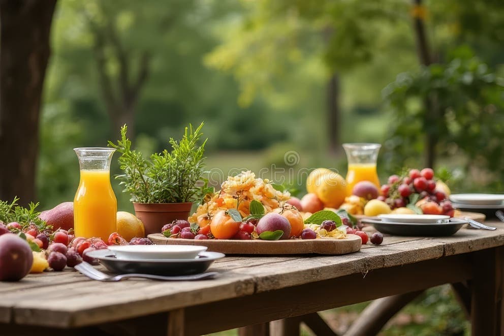 Discovering the Morning Feast Stock Illustration - Illustration of food ...